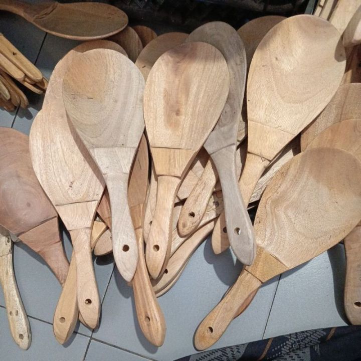 ID - Centong nasi kayu mahoni kecil / entong nasi / entong kayu ...