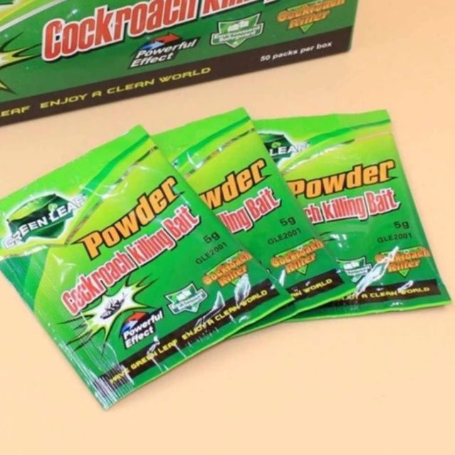 Green Killer Powder Cockroach Killing Bait pests/insects/bugs repellent ...