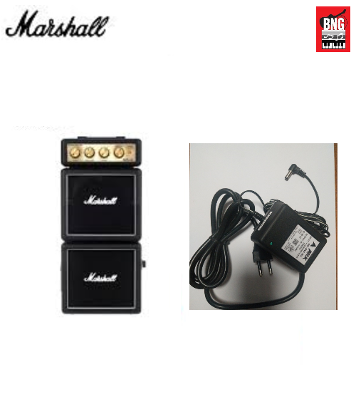 MARSHALL MS-4 มินิแอมป์ Micro Stack ขนาดพกพ + พร้อมอะแดปเตอร์ 9V ...