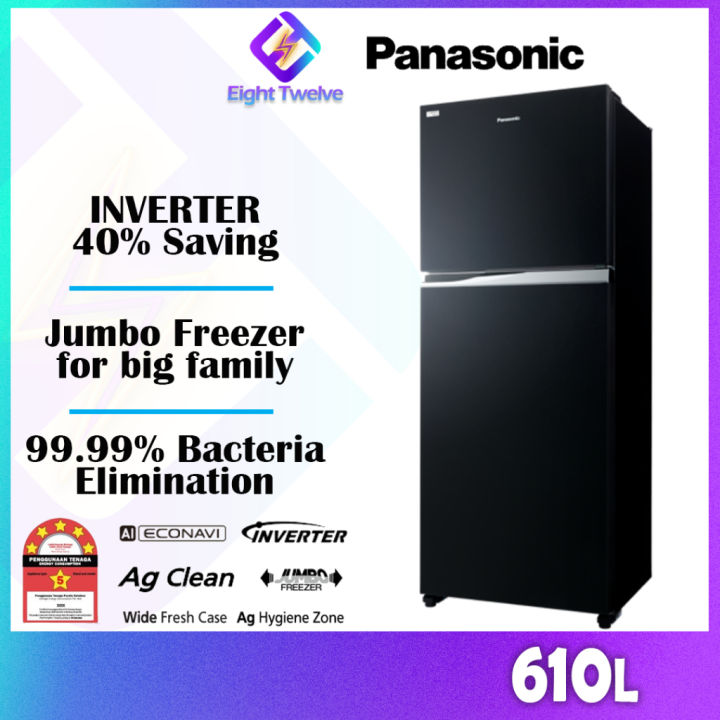 PANASONIC AI ECONAVI Inverter 2 Door Refrigerator | Lazada PH