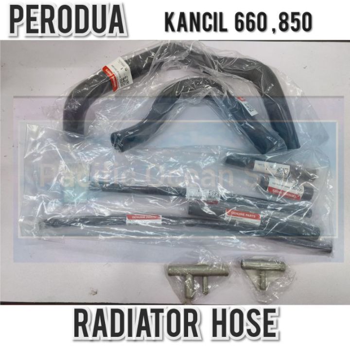 RADIATOR HOSE (SET) (ORIGINAL) PERODUA KANCIL 660 850 (COMPLETE SET) BY ...