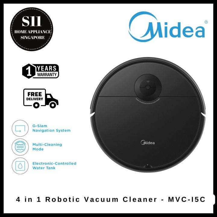 MIDEA MVC-I5C: 4 in 1 ROBOTIC VACUUM CLEANER - 1 YEAR WARRANTY | Lazada ...