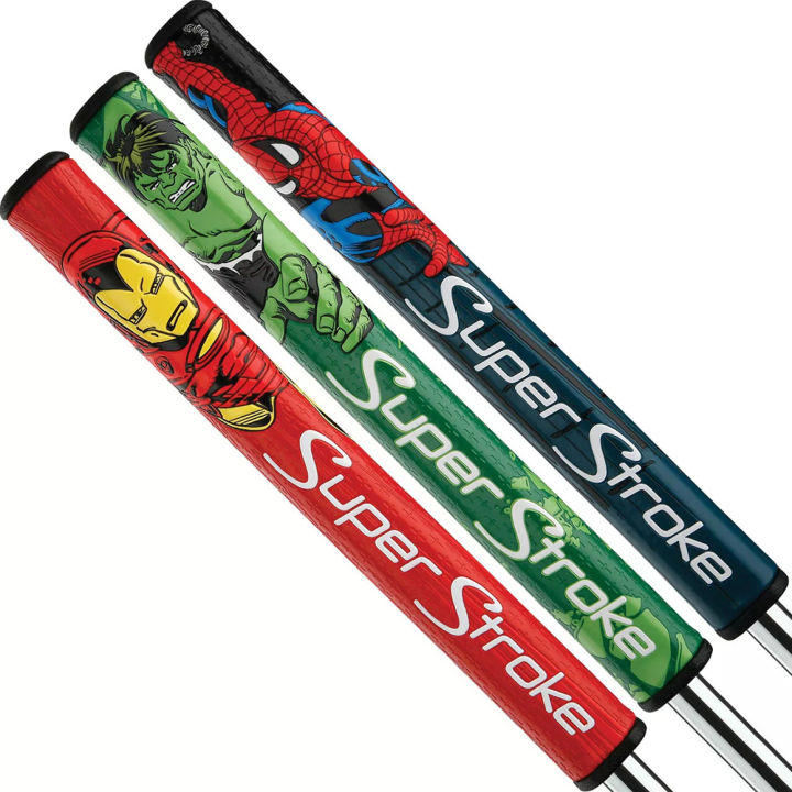 SuperStroke Zenergy Marvel Putter Grips Hulk Iron Man Spider-Man golf ...