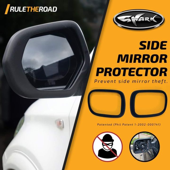 Mitsubishi Montero Sport 2016 to 2025 Shark Side Mirror Protector ...