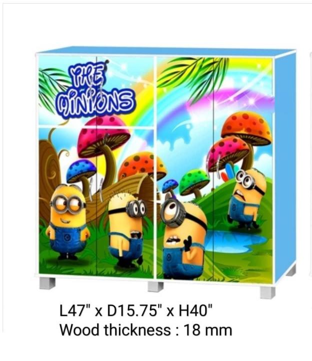 Q 10 KIDS WARDROBE / CHILDREN WARDROBE / KIDS CABINET / ALMARI BAJU ...