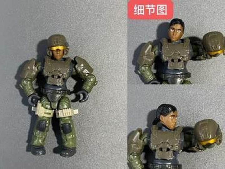 Mega Construx Infinite Series UNSC Marine Spartan Master Chief Elite ...