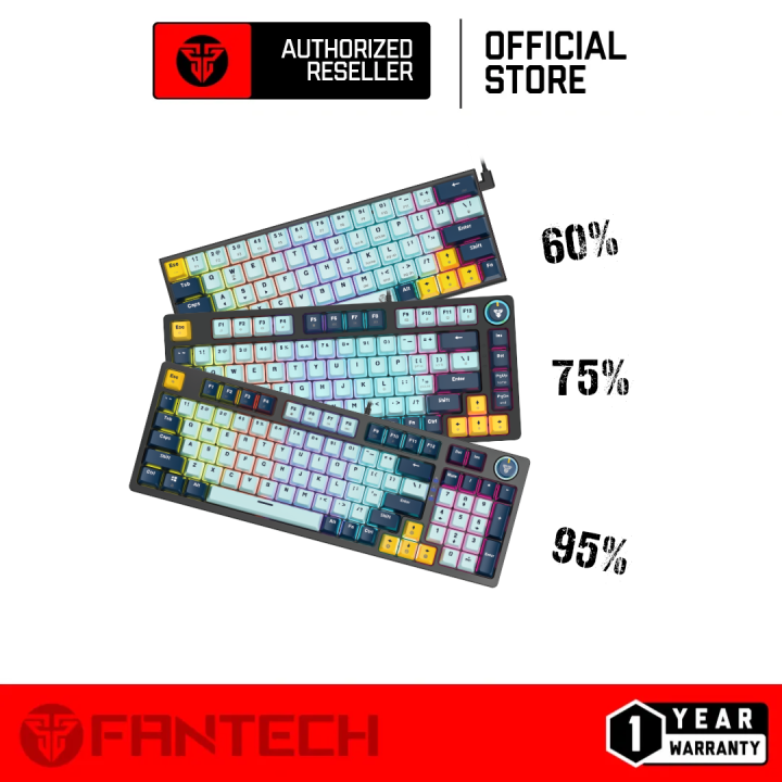 Fantech ATOM 63/81/96 MIZU EDITION Wired Mechanical Keyboard ...