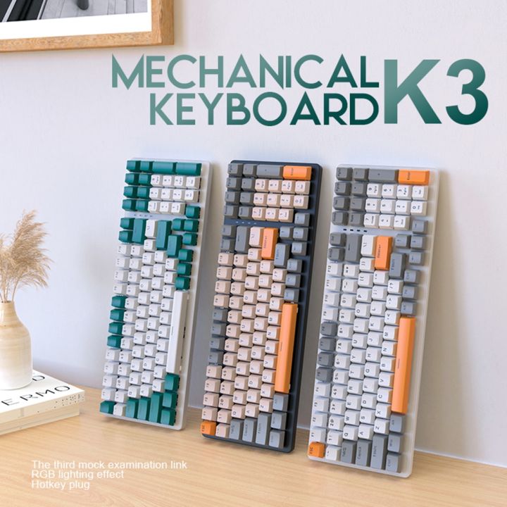 Mechanical Keyboard Gaming Keyboard Machenike K3 USB Type-C Wired ...
