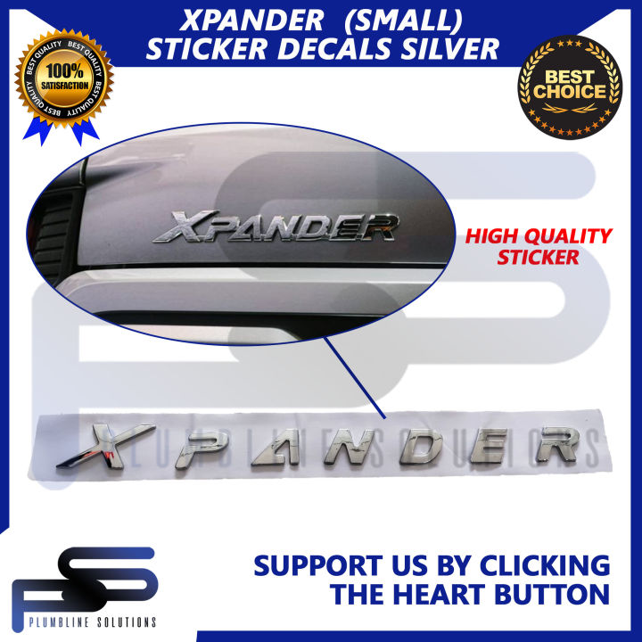XPANDER / XPANDER CROSS Car Hood Emblem Sticker for Mitsubishi Xpander ...