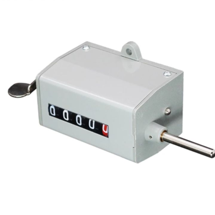 5 Digits Counter Mechanical Rotating Speed Meter Revolution Counter 75 ...