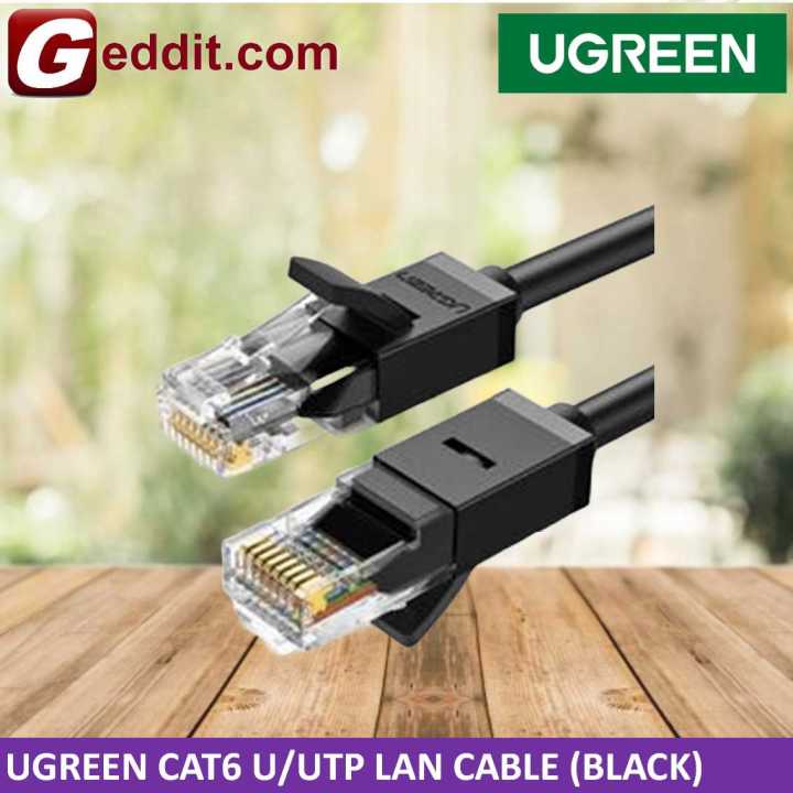 UGREEN CAT 6 U/UTP LAN CABLE (BLACK) NW102 (NW102-20159,NW102-20160 ...