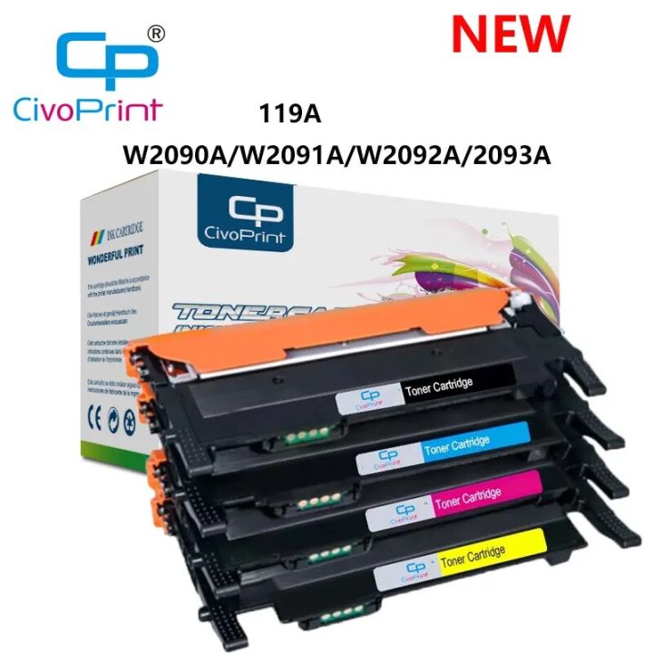 taiyoukemao Civoprint 4 PC Compatible 4 colors Toner Cartridge 119A ...