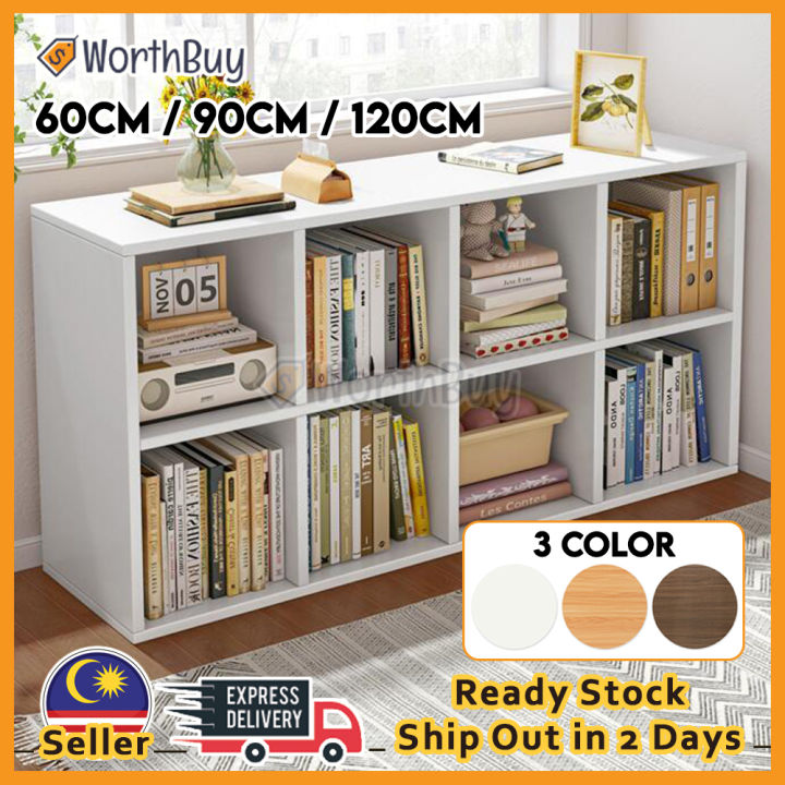 Worthbuy Cube Book Storage Cabinet Almari Kotak Bookshelf Wood Shelf ...