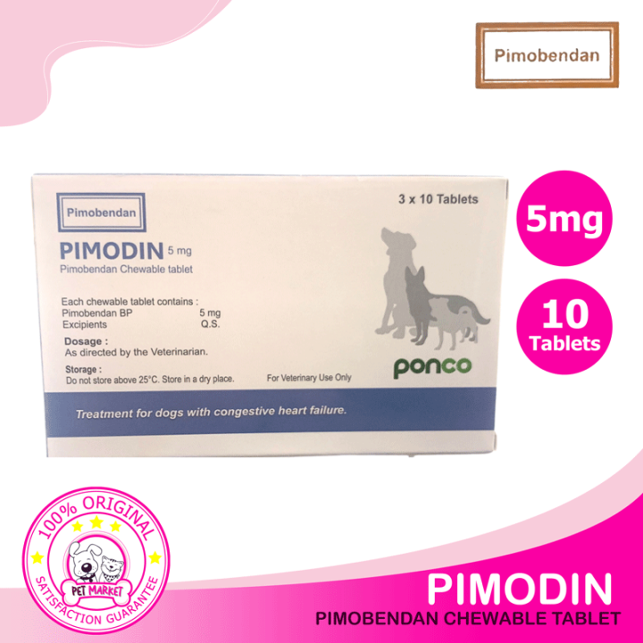 PIMODIN (PIMOBENDAN) 5MG 10 TABLETS | Lazada PH
