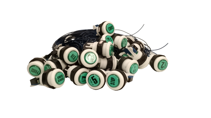 TIPID HOME UNIVERSAL PUSH BUTTON KEYPAD FOR VIDEOKE PLAYER , 28-PCS ...