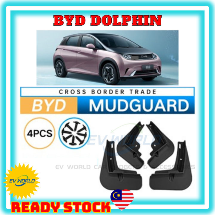 【B248 READY STOCK】4 Pcs Fender For New BYD Dolphin Wheel Mudguards ...