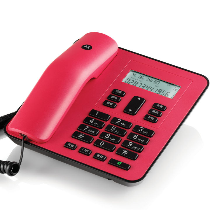 Motorola telephone, landline, home office, wired landline, sitting ...