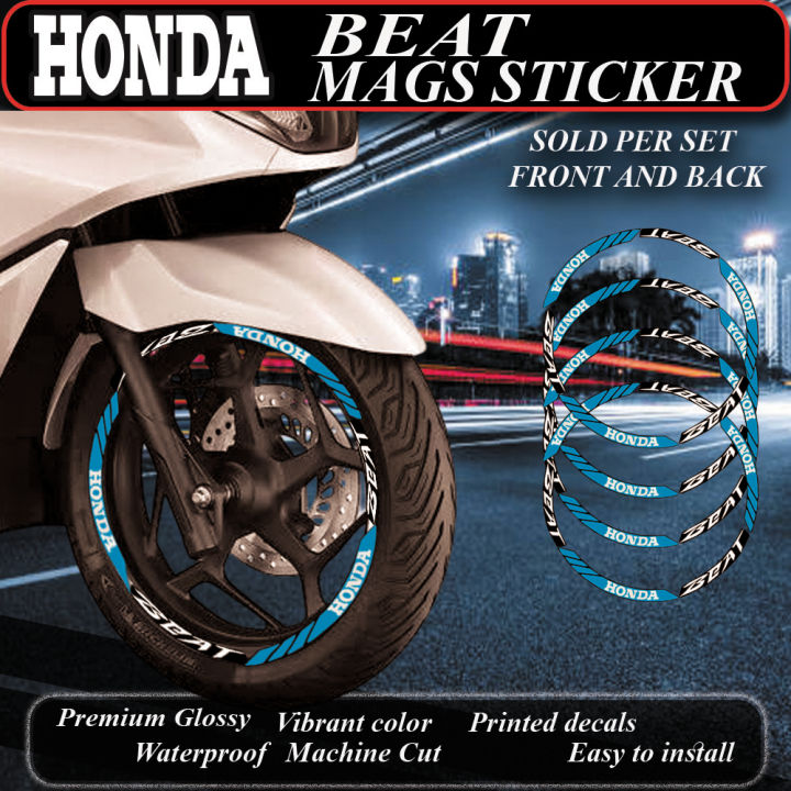 HONDA BEAT MAGS STICKER NEW DESIGN/ HONDA BEAT MAGS STICKERS/ HONDA ...