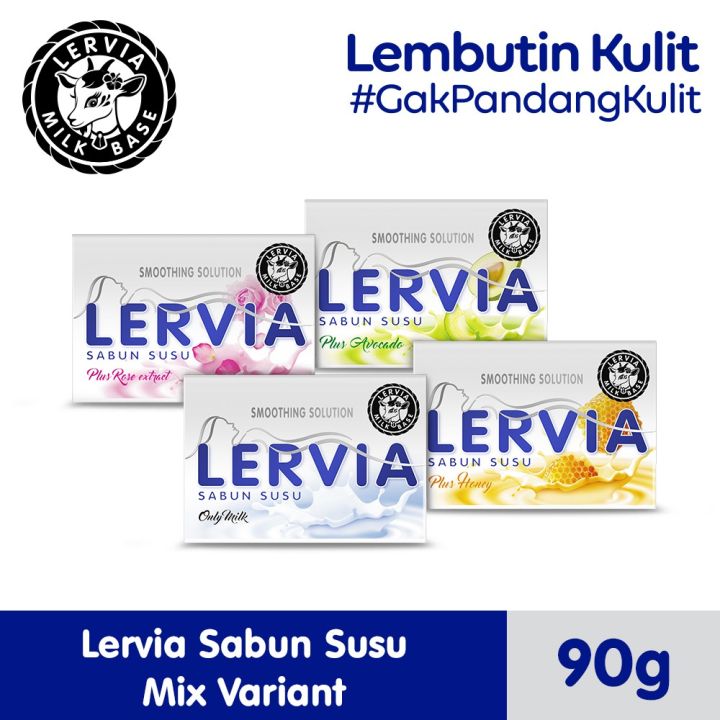 Lervia Susu Bar Soap Sabun Batang 90gr | Lazada Indonesia