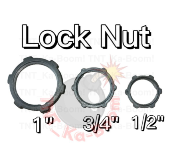 Lock Nut 1/2", 3/4" , 1'' | Lazada PH