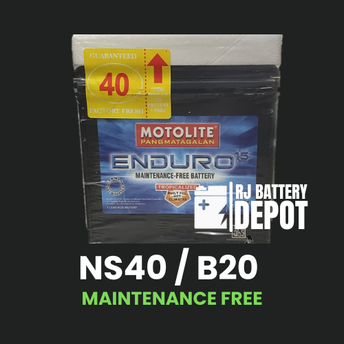 NS40 / B20 MOTOLITE ENDURO BATTERY | Lazada PH