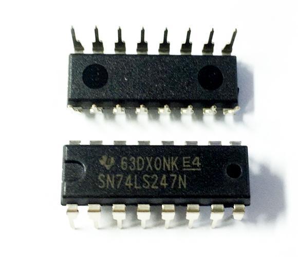 2 PCS SN74LS247N SN74LS247 74LS247N 74LS247 DIP - 16 | Lazada.co.th