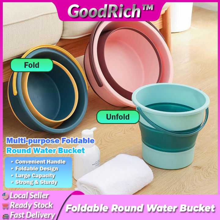 Foldable Household Space-saving Foot Soak Relaxing Large Capacity Round ...