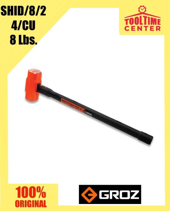Groz Indestructible Handle Copper Sledge Hammers 8lbs & 14lbs | Lazada PH