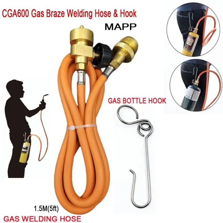 【Auto Lover Store】 Professional Grade 15M (5ft) Hose with Hook for MAPP ...