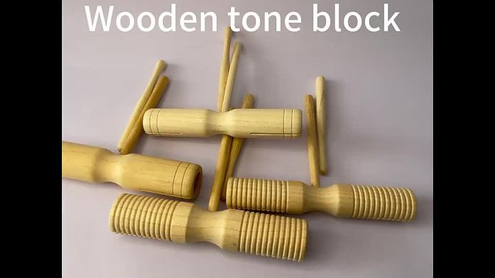 YYchildren Wooden Percussion Instrument Agogo Musical Instrument Rhythm ...