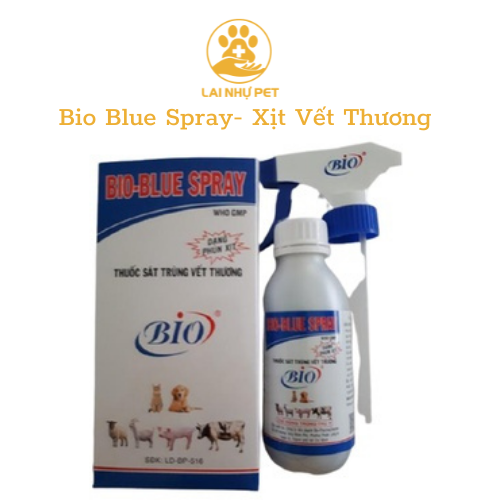 Bio Blue Spray 150ml - Dùng Cho Khi Sát Trùng Vết Thương, Đau Móng, Nứt ...