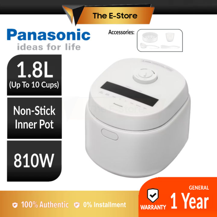 Panasonic 1.0L/1.8L Microcomputer Rice Cooker | SRDK184WSK SRDL184WSK ...