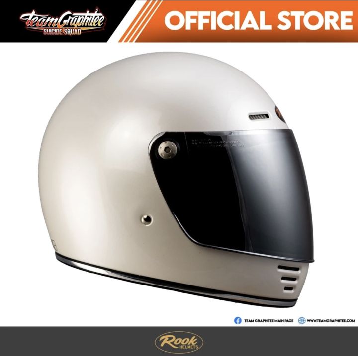 ROOK V152 MONO COLORS FULL FACE SINGLE VISOR WITH FREE CLEAR LENS ...