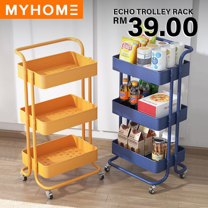 NETHOME: ECHO 3 Tier Multipurpose Trolley Rack | Lazada