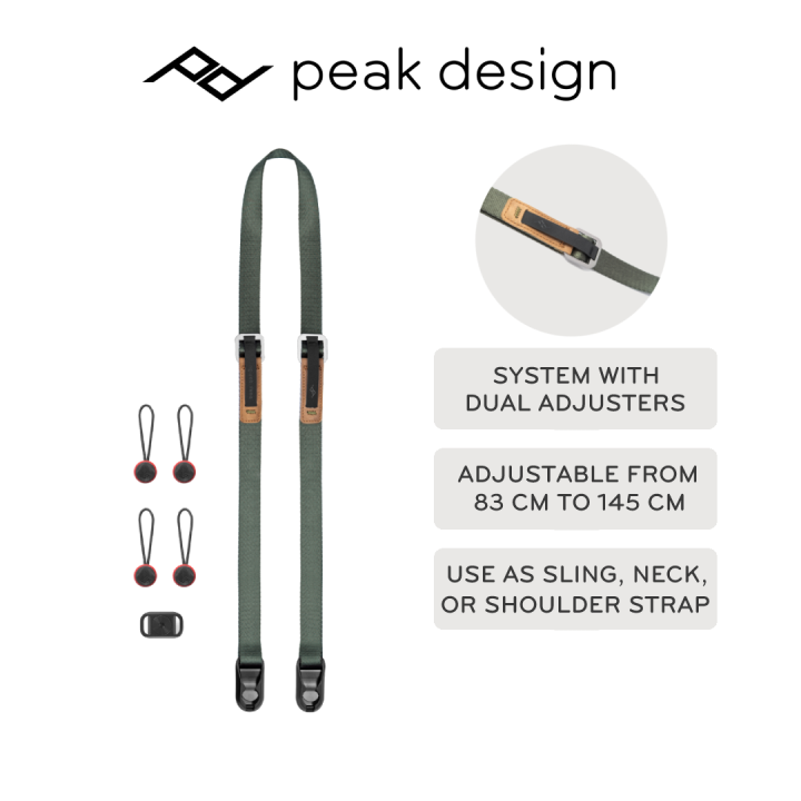 Peak Design Ultralight Durable Twist Resistance Leash Camera Strap With ...