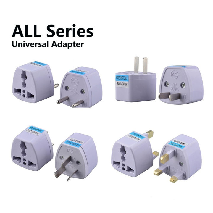 3 Pin-2 Pin Adapter Plug Universal Travel Power Converter US EU UK AU ...