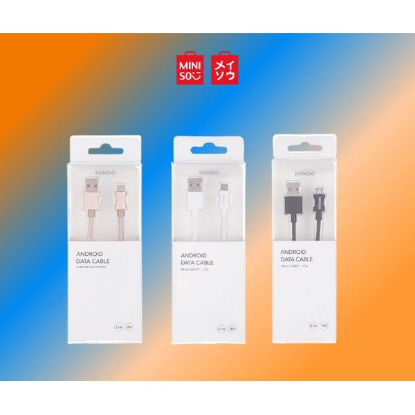 Miniso Micro-USB Android Data Cable Charger 2.1/2.4/5A Quick Charge ...