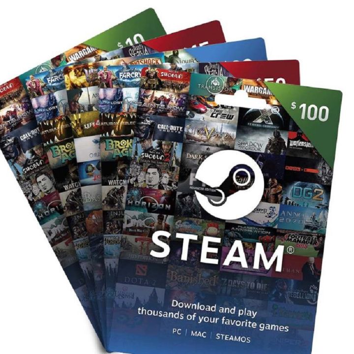 บัตร Steam Wallet Gift Card USD (for US Account) | Lazada.co.th