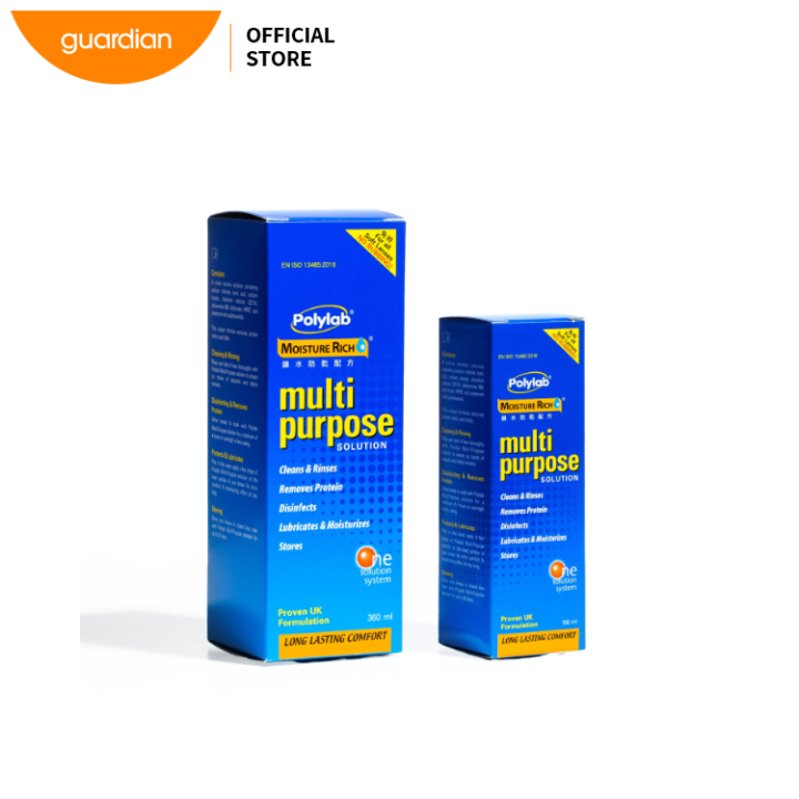 Polylab Moisture Rich Multi-Purpose Solution 360Ml+100Ml | Lazada