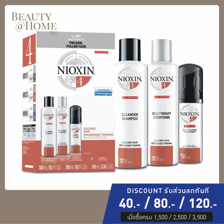 *พร้อมส่ง* NIOXIN Starter Kit System 4 150+150+40 | Lazada.co.th