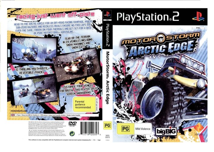 PS2 MotorStorm Arctic Edge (Dvd Game) | Lazada