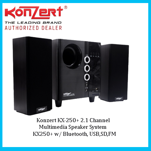 Konzert KX 250+ 2.1 Channel Multimedia Speaker System | Lazada PH