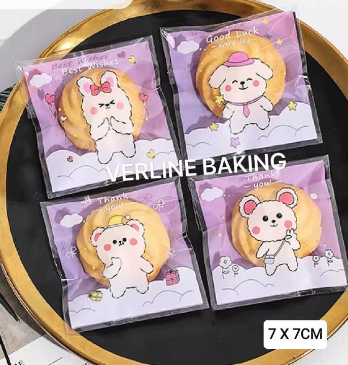 100 PCS PLASTIK KUE PLASTIK PIE PLASTIK PIE SUSU PLASTIK KEMASAN ...