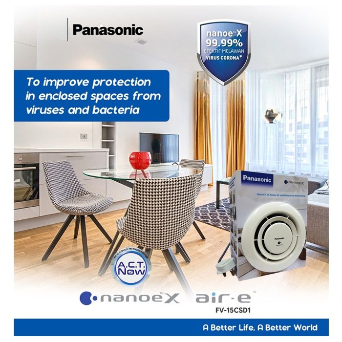 Air Purifier Panasonic Nanoe X Generator FV-15CSD1 / Air Purifier With ...