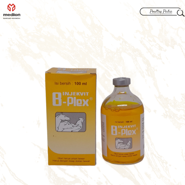 B kompleks 100ml medion - (kemasan baru) Larutan Injeksi Vitamin B ...