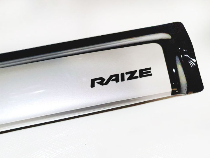 Toyota Raize 2022 Solid Two Tone Rain Gutter Door Visor | Lazada PH