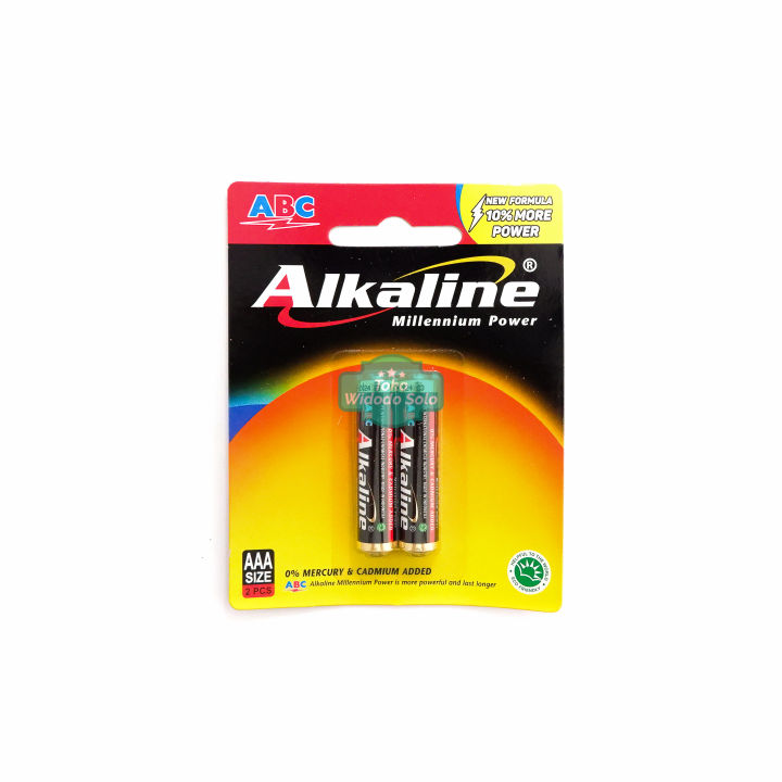 Batu Baterai AAA ABC Alkaline Millennium Power - 1 Pack Isi 2 Buah ...
