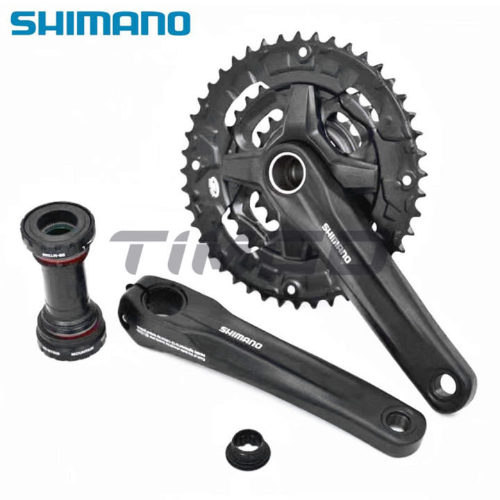 Shimano FC-MT210 Crankset 3×9 Speed 44-32-22T 40-30-22T MTB Bike ...