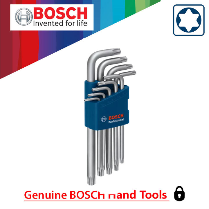 Bosch Professional 9pcs Torx Allen Key Wrench ( WRNSET ) ( HNDTLS ...