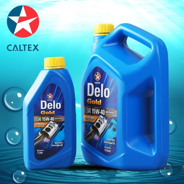 Original Caltex delo gold SAE15w40 1L Motorcycle and Car Super Diesel ...